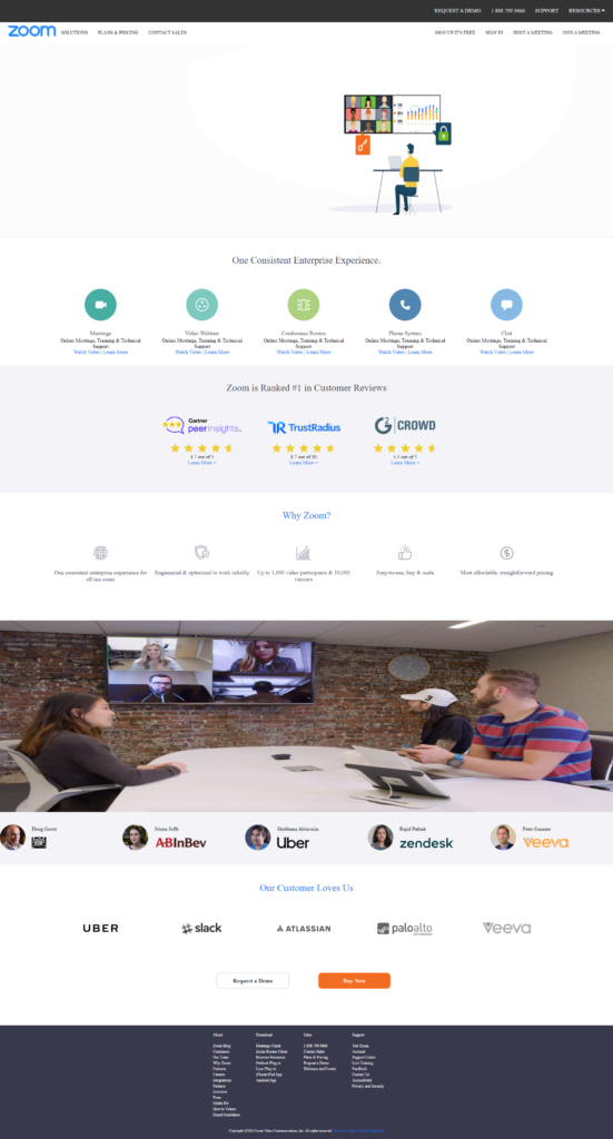 Zoom Home Page Project – Er. Hardik Chavda